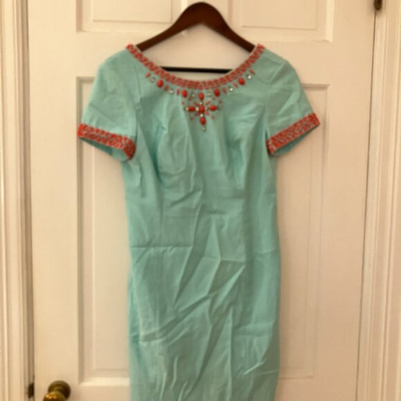 Lilly Pulitzer | Dresses | Lilly Pulitzer Nora Dress Crystal Water ...